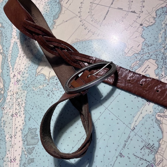 Smart Set | Accessories | Vintage Smart Set Brown Leather Belt 36 ...